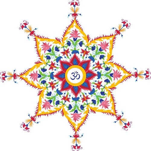 Om aum sign Royalty Free Vector Image - VectorStock