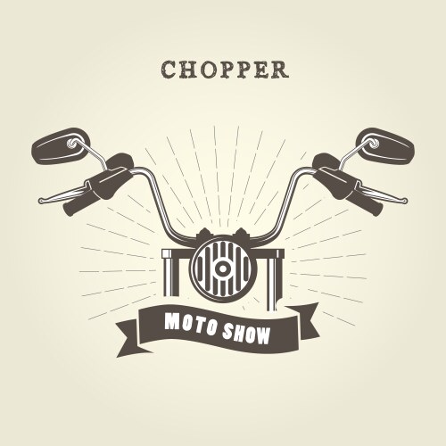 Blue motorcycle side view template Royalty Free Vector Image