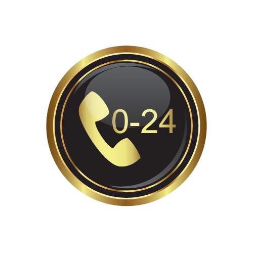 Telephone receiver icon Royalty Free Vector Image