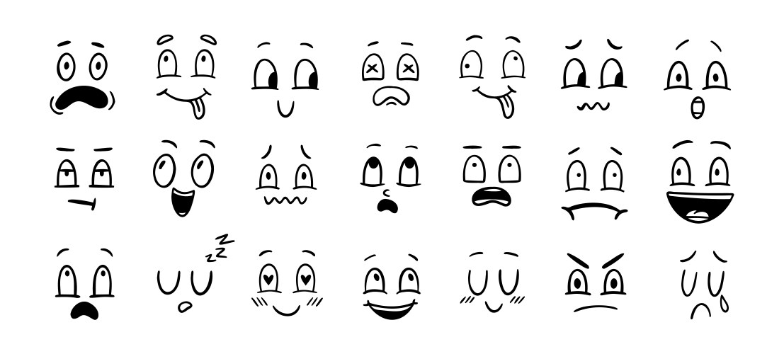Smiling Face Line Drawing Vector Images (over 19,000)