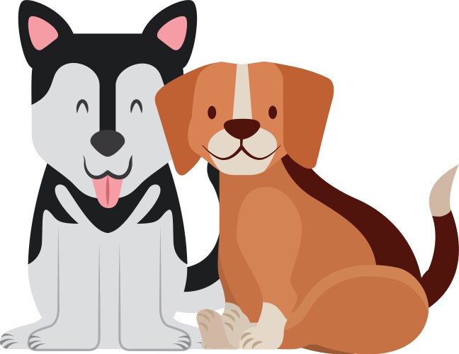 Good dog Royalty Free Vector Image - VectorStock