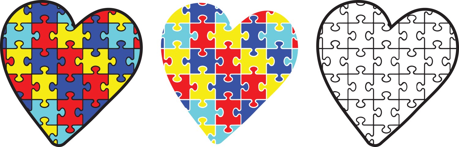 Autism Heart Vector Images (over 1,200)