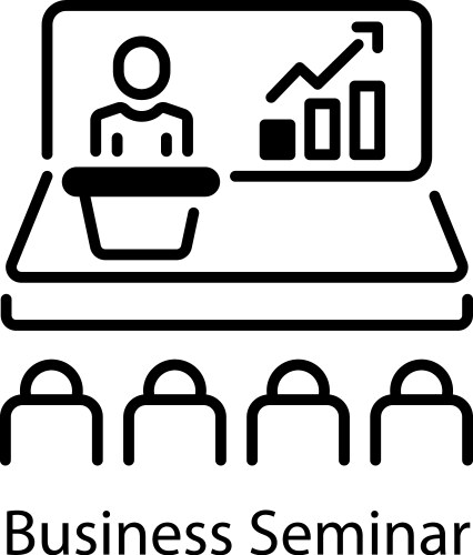 Seminar Royalty Free Vector Image - VectorStock