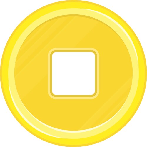 Chinese lucky coin composition Royalty Free Vector Image
