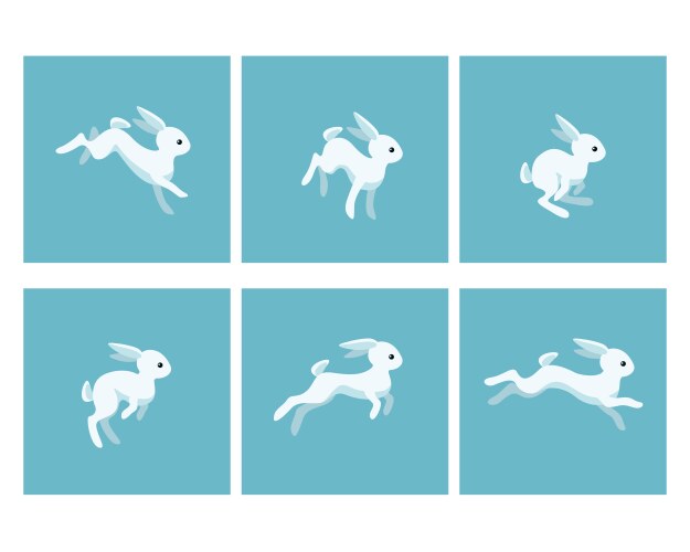 Running Sprite Vector Images (over 330)