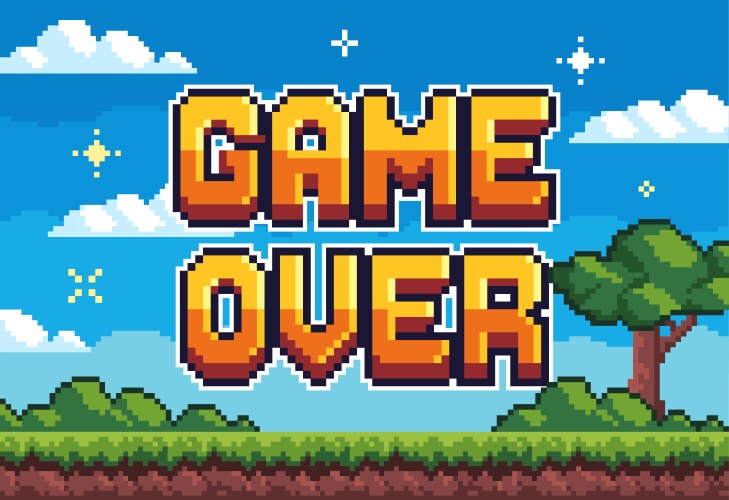 Game Over Vector Images (over 8,700)