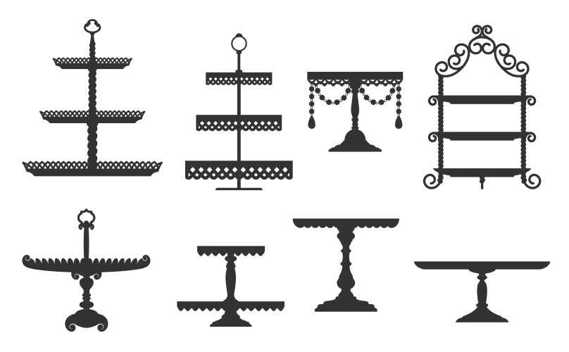 Cake Display Vector Images (over 1,400)
