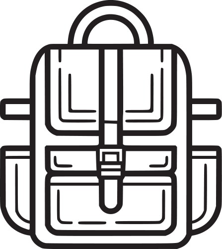 Backpack Royalty Free Vector Image - VectorStock