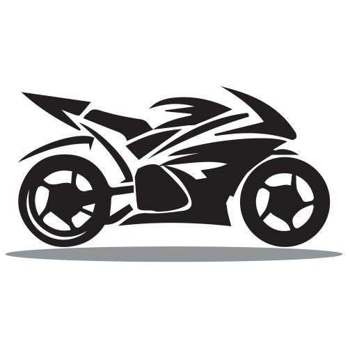 Motorbike icon symbol Royalty Free Vector Image