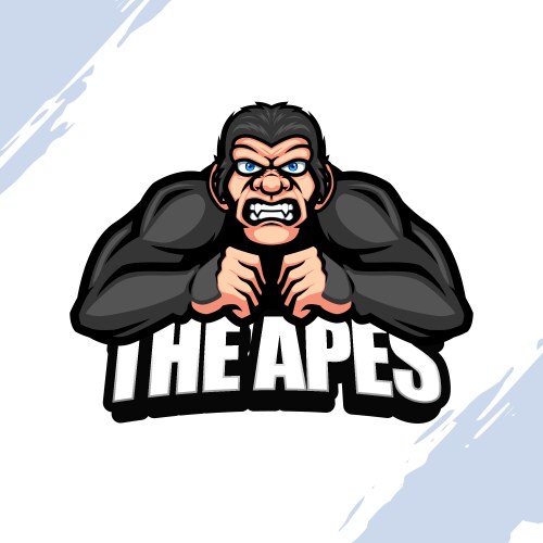 Grey Monkey Vector Images (over 550)