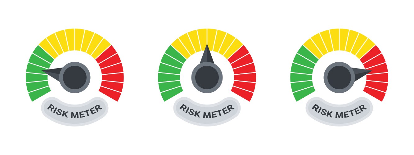 Low Medium High Risk Vector Images (over 630)