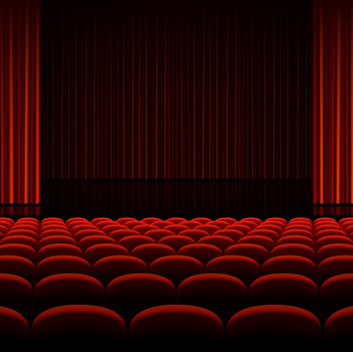 Theater stage background Royalty Free Vector Image