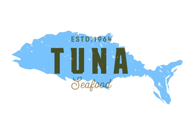 Bluefin tuna Royalty Free Vector Image - VectorStock