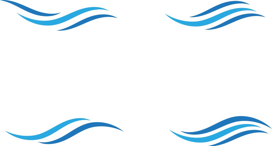 Stylized waves Royalty Free Vector Image - VectorStock