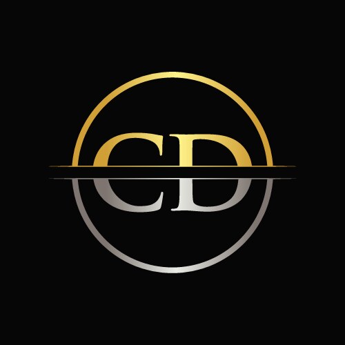 Letter sc logo design for business and company Vector Image