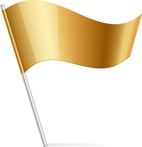 Gold shiny trophy Royalty Free Vector Image - VectorStock