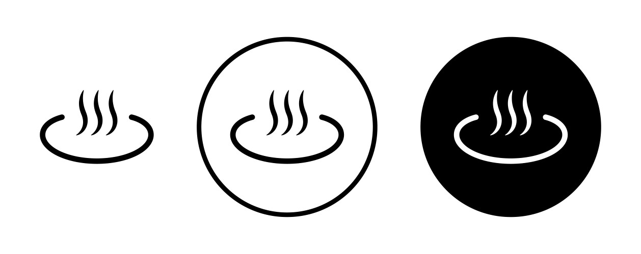 Onsen icon Royalty Free Vector Image - VectorStock