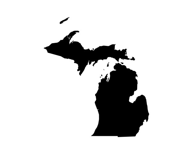 Michigan Map Vector Images (over 2,500)