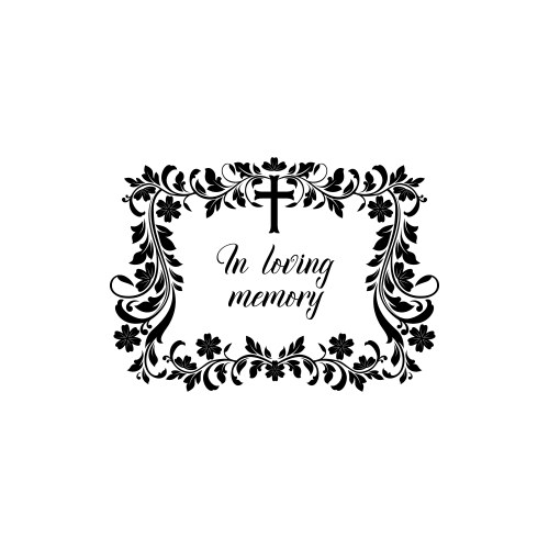 In Loving Memory Border Vector Images (over 1,200)