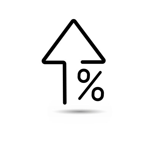 Increase Percentage Vector Images (over 3,000)