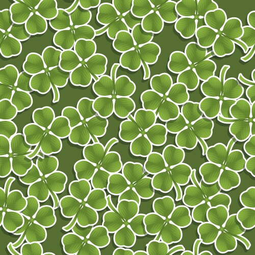 Clover background Royalty Free Vector Image - VectorStock