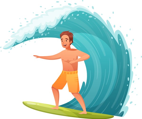 Surfer Cartoon Vector Images (over 8,900)