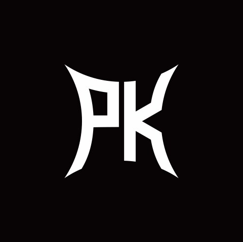Letter pk logo Vector Images & Graphics for Commercial Use | VectorStock