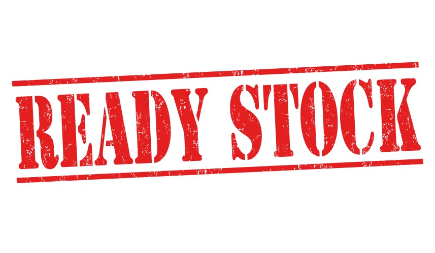 Ready stock label or sticker Royalty Free Vector Image