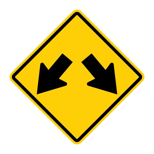 Irritant sign or harmful hazard symbol yellow Vector Image