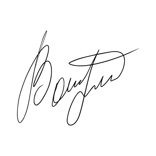 Fake autograph samples hand-drawn signatures Vector Image