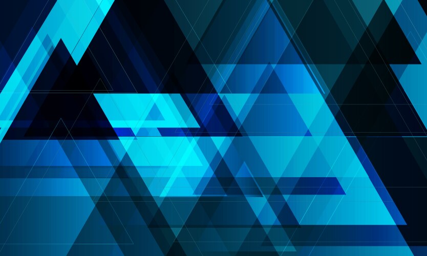 Abstract dark blue rectangles background Vector Image