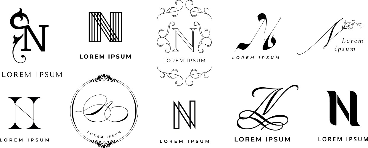 Letter N Style Vector Images (over 27,000)