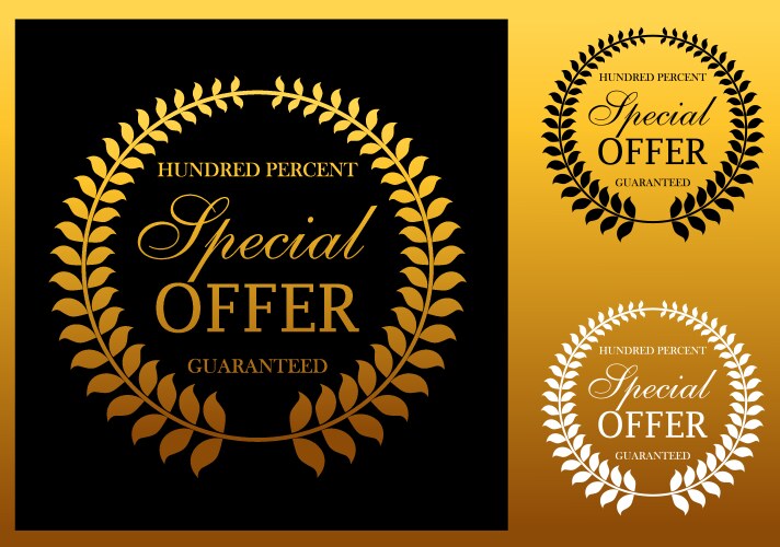 Special offer logo Vector Images & Graphics for Commercial Use ...