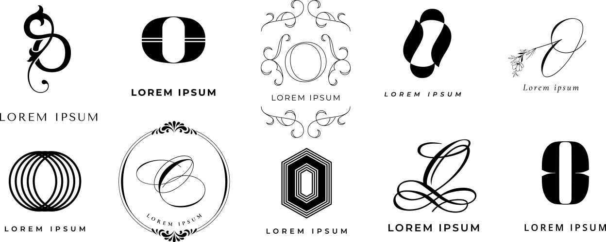 Letter Monogram O Vector Images (over 34,000)