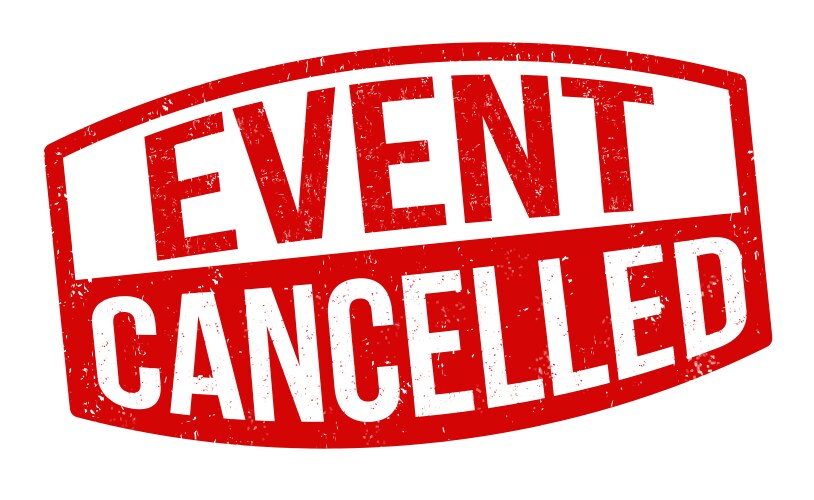 Cancelled sign or stamp Royalty Free Vector Image