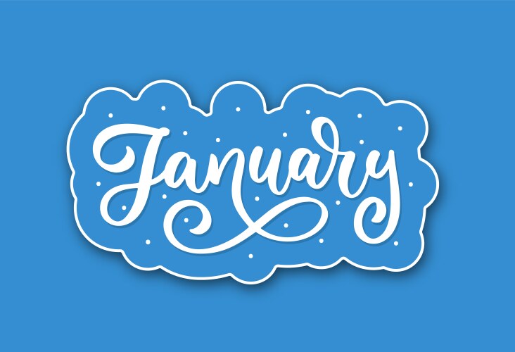 January Word Vector Images (over 2,800)