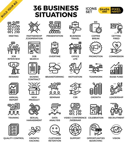 Life skills concept icons Royalty Free Vector Image