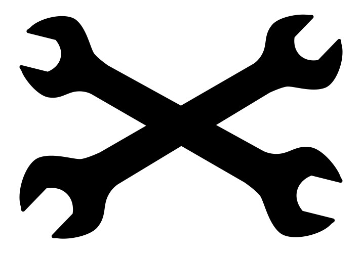 Crossed Wrenches Vector Images (over 9,100)