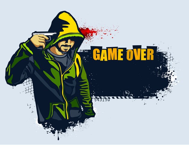 Urban gangster Royalty Free Vector Image - VectorStock