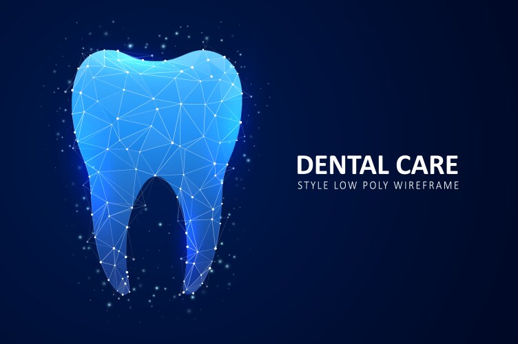 Tooth Dental Polygon Vector Images (over 290)