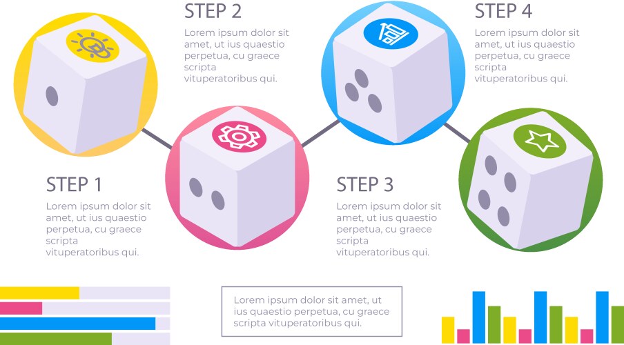 Value chain chart infographic Royalty Free Vector Image