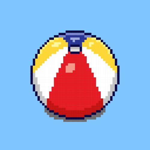 Pixel art style crown design Royalty Free Vector Image