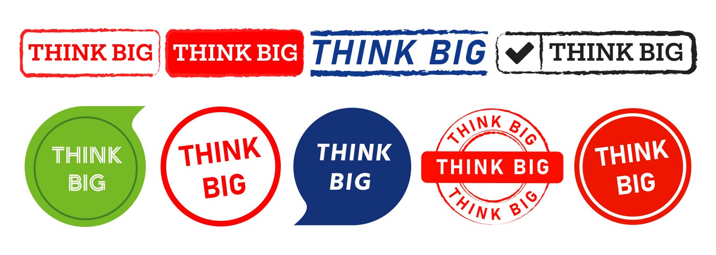 Done square circle stamp and speech bubble label Vector Image