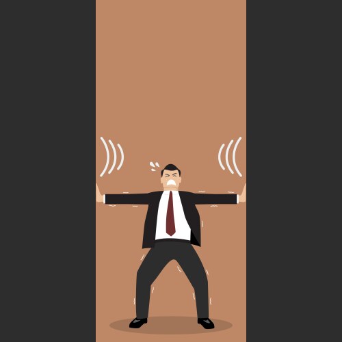 Cartoon Pushing Vector Images (over 15,000)