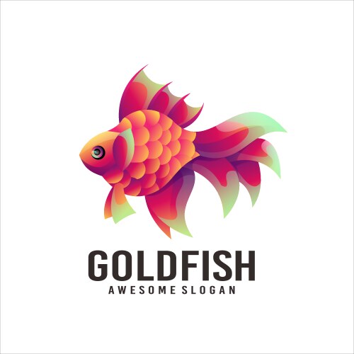 Goldfish logo Vector Images & Graphics for Commercial Use | VectorStock