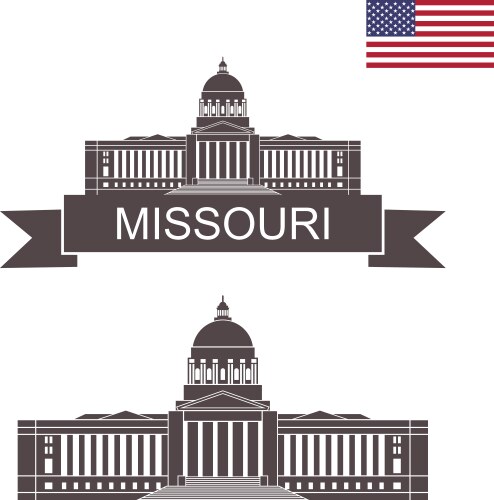 Black and White Missouri Vector Images (over 1,200)