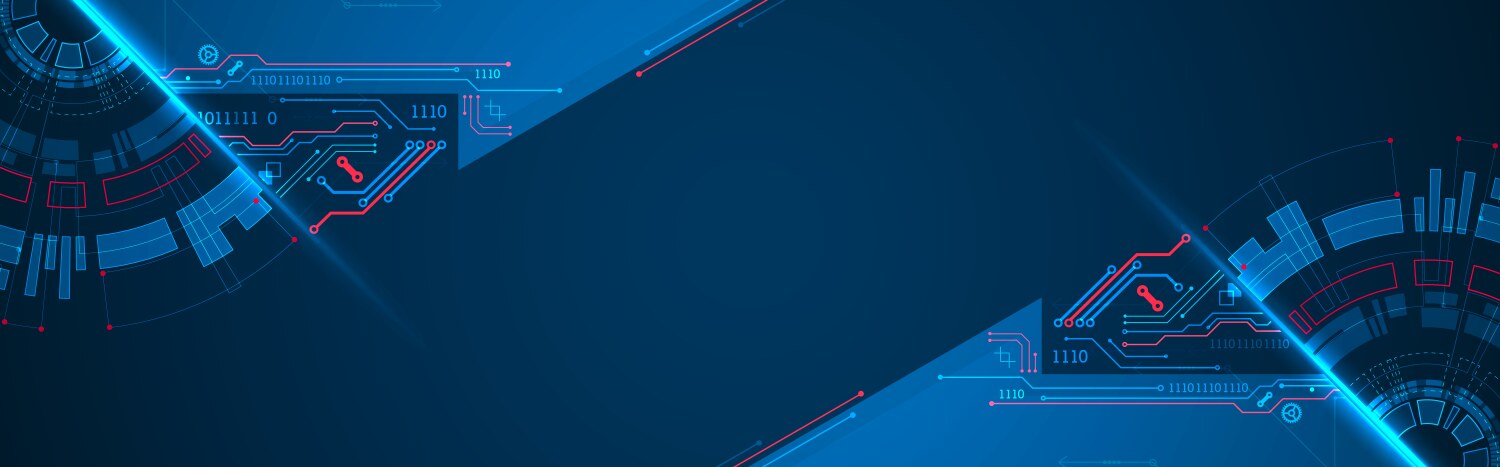 Abstract red black light lines circuit grey Vector Image