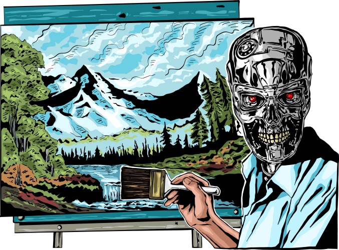 Funny Painter Vector Images (over 5,300)