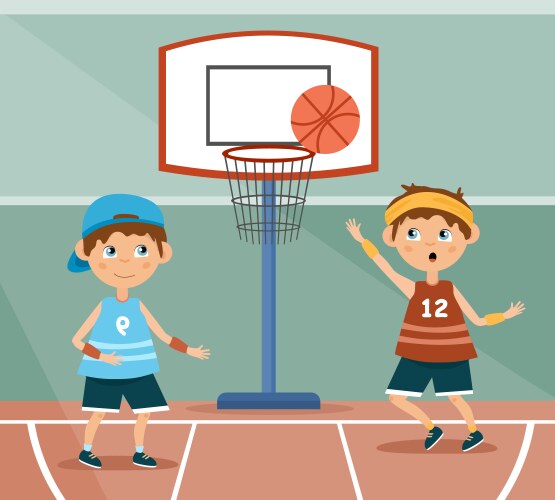 Cartoon Basketball Hoop Vector Images (over 4,200)