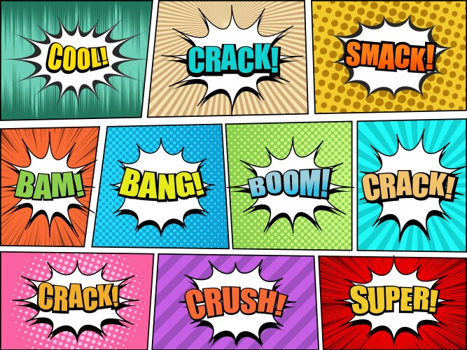 Comic Book Bam Vector Images (over 490)